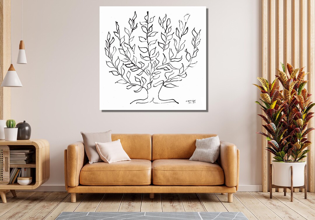 The Plain Tree by Henri Matisse Canvas Poster,modern Wall Print Art ...