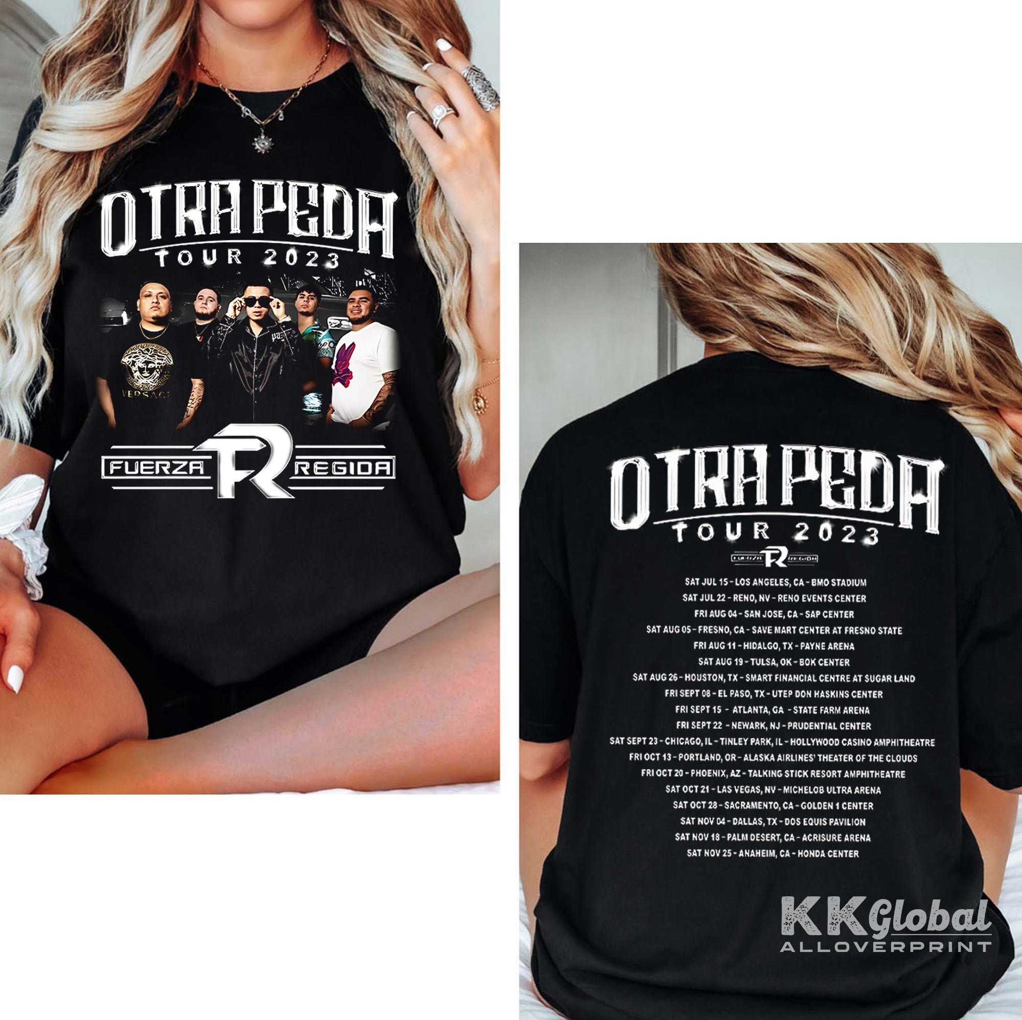 Fuerza Regida Otra Peda Tour 2023 Shirt, Fuerza Regida Fan Shirt ...