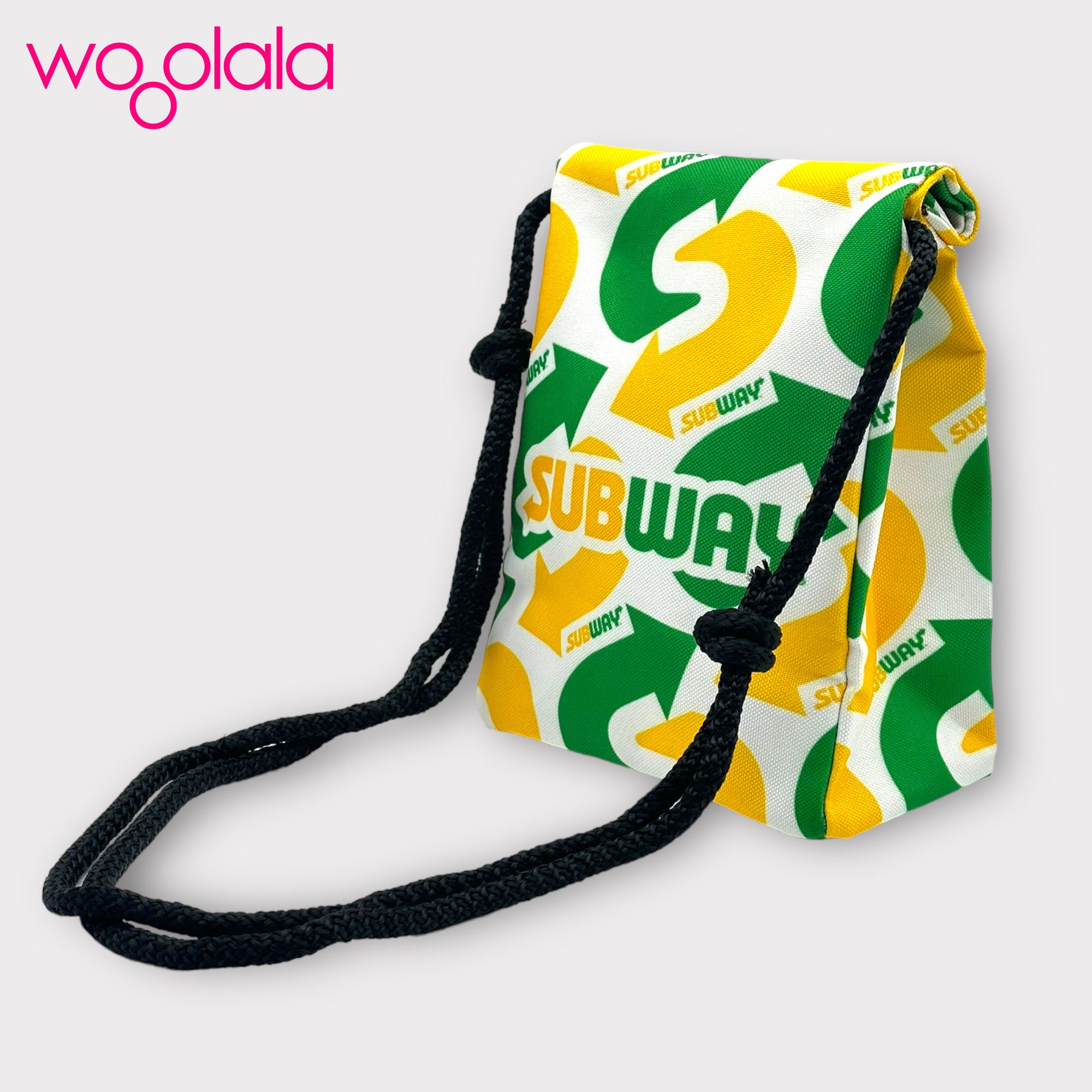 Quirky SUBWAY Fast Food Backpack and Sling Crossbody Bag for Man ...