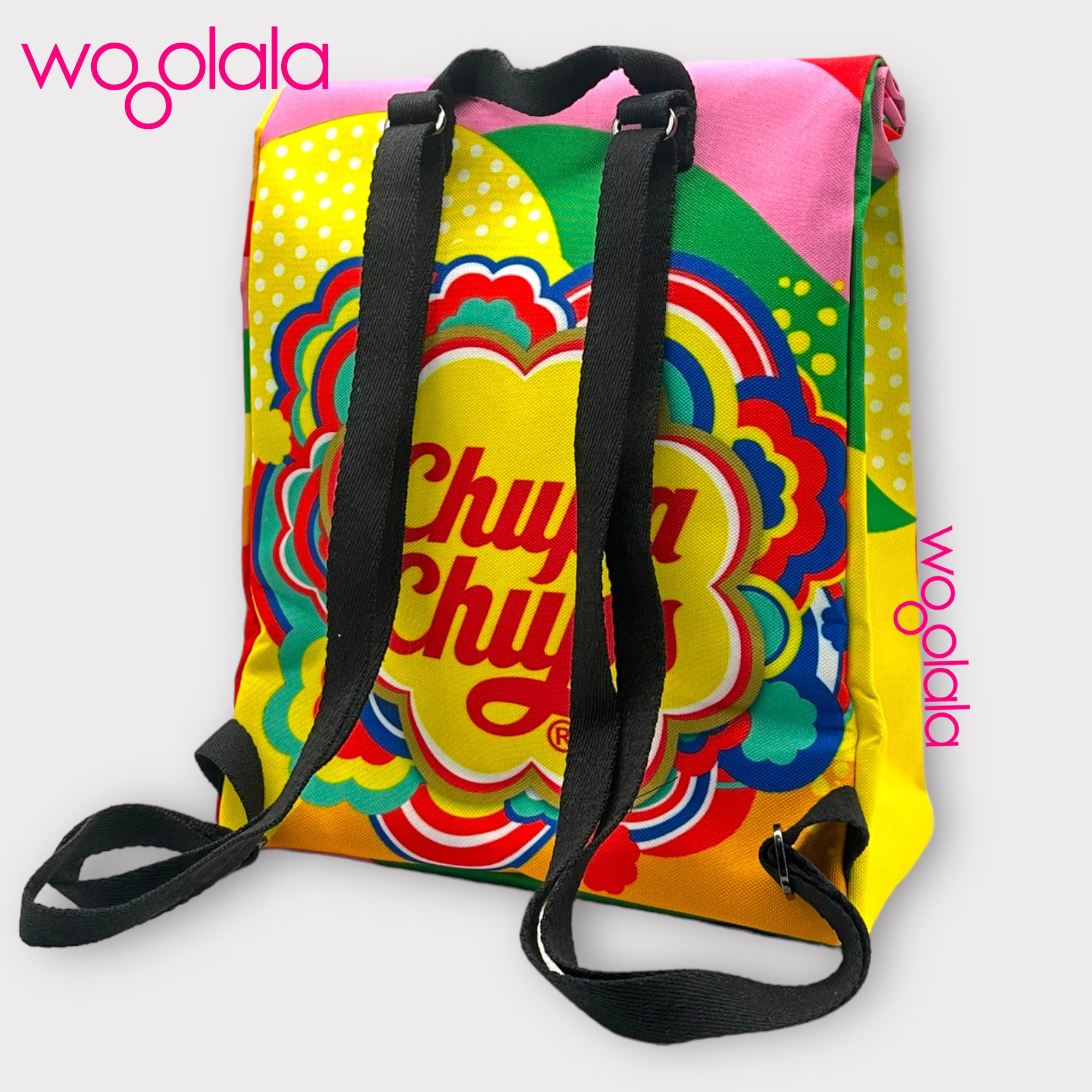 Quirky Chupa Chups Backpack and Sling Crossbody Bag for Man , Woman ...