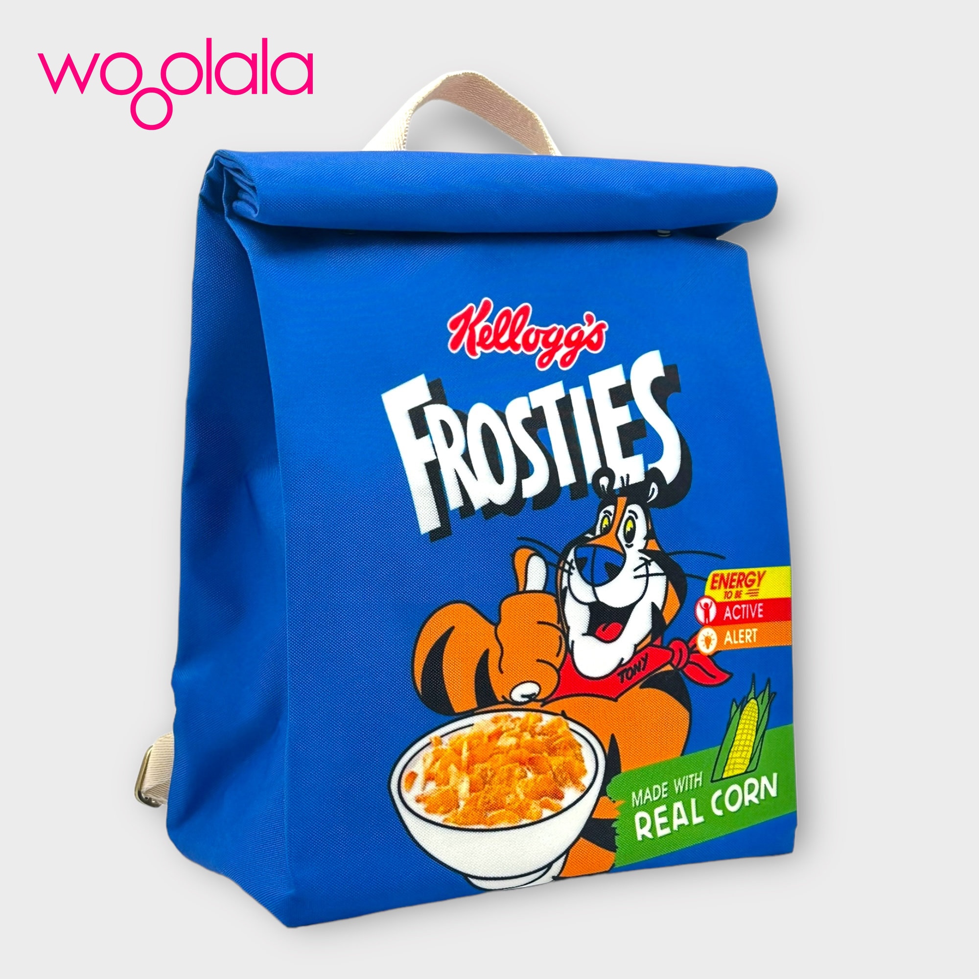 Quirky Frosties Corn Flakes Cereals Backpack and Sling Crossbody Bag ...