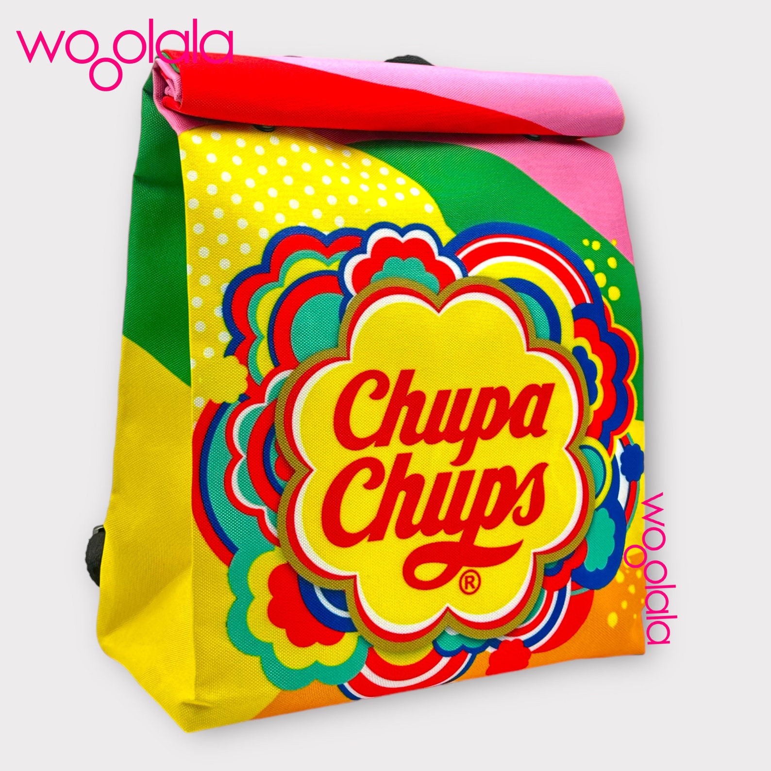 Quirky Chupa Chups Backpack and Sling Crossbody Bag for Man , Woman ...