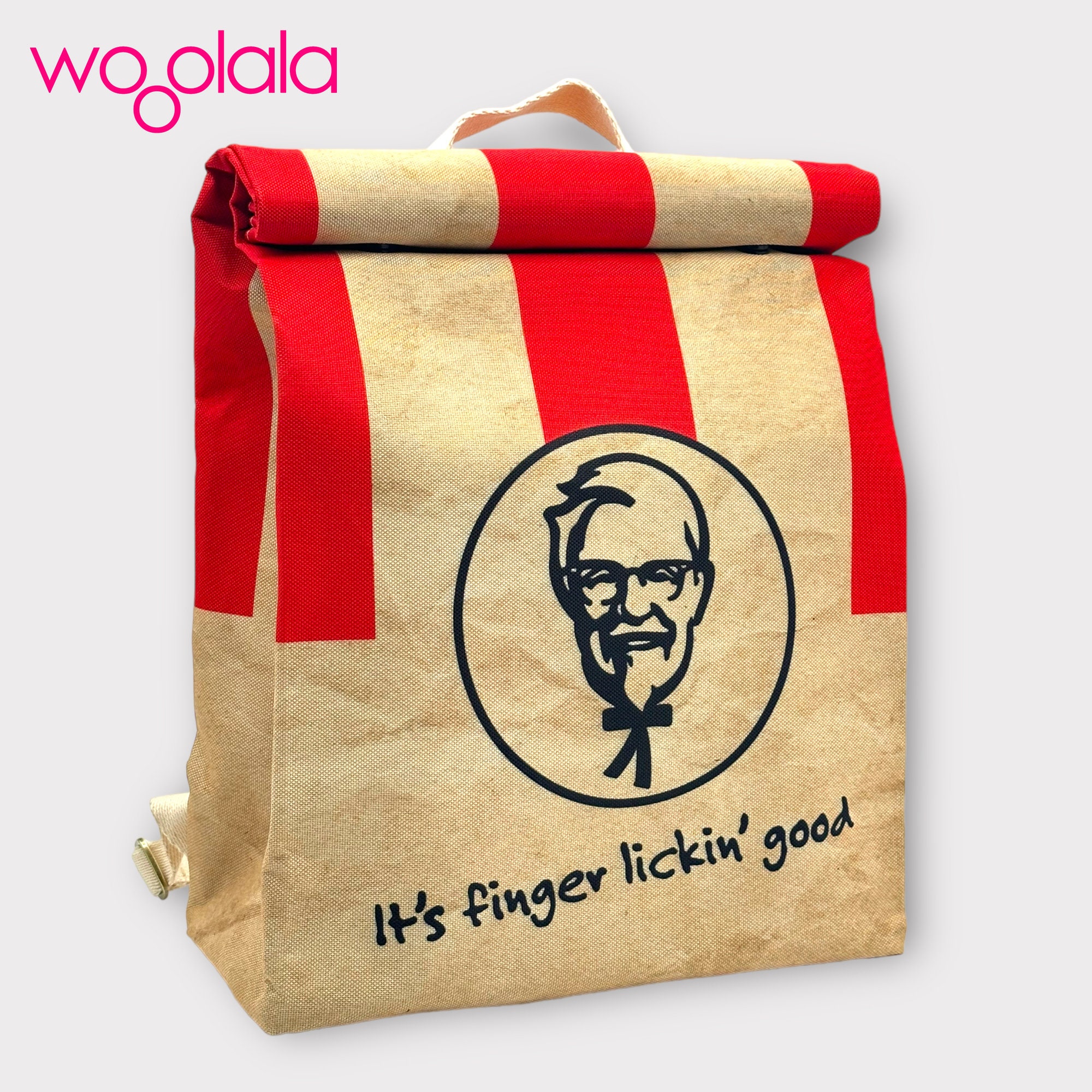 Quirky KFC Colonel Sanders FASTFOOD Chicken Backpack and Sling ...