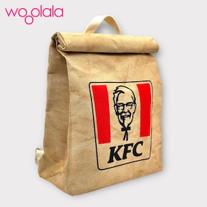 Quirky KFC FASTFOOD CHICKEN Backpack and Sling Crossbody Bag for Man ...