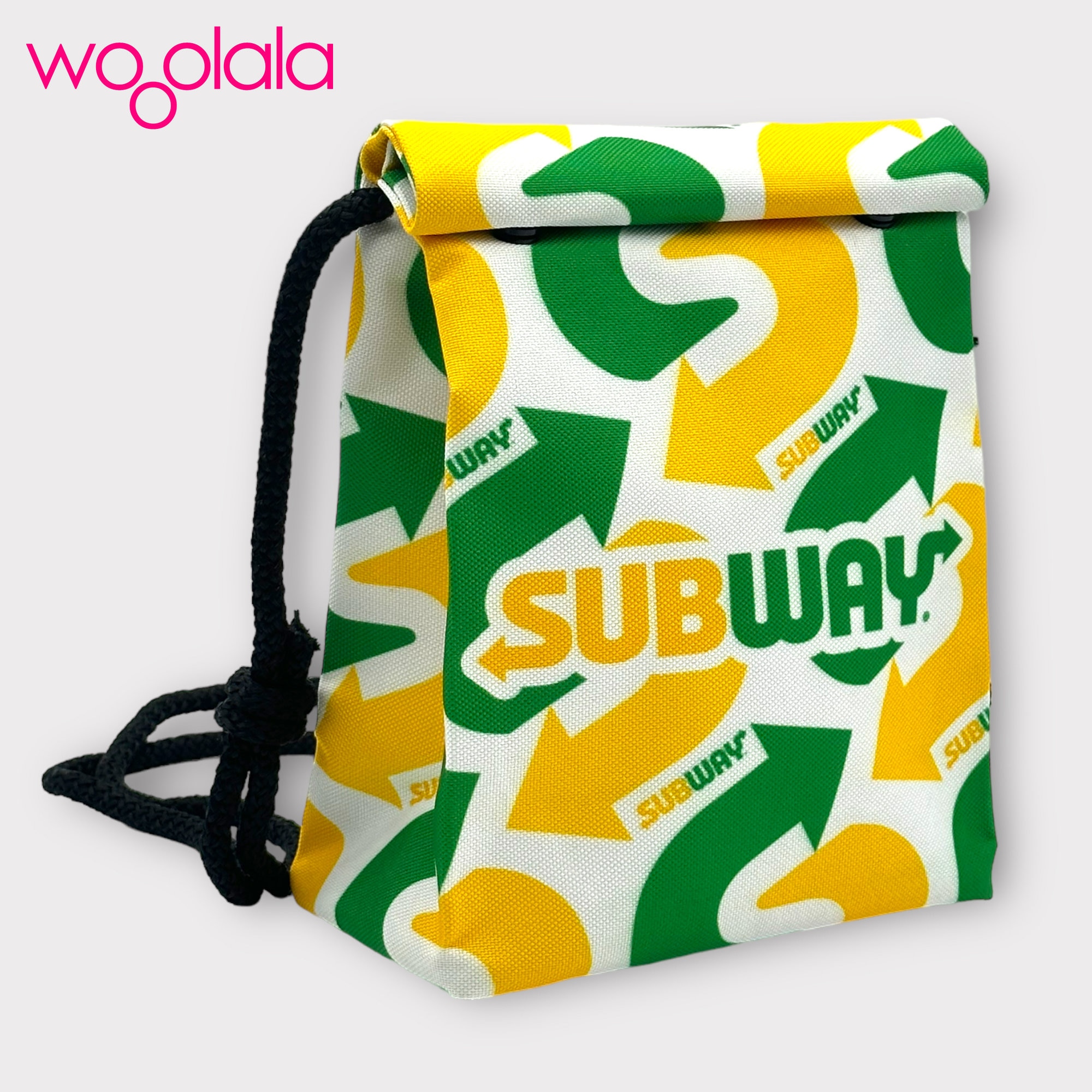 Quirky SUBWAY Fast Food Backpack and Sling Crossbody Bag for Man ...