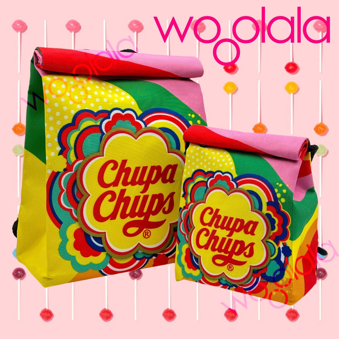 Quirky Chupa Chups Backpack and Sling Crossbody Bag for Man , Woman ...