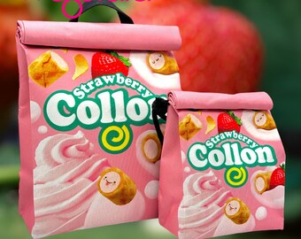 Quirky KRISPY KREME DOUGHNUT Backpack and Sling Crossbody Bag for Man ...