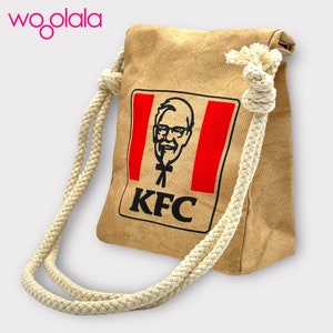 Quirky KFC FASTFOOD CHICKEN Backpack and Sling Crossbody Bag for Man ...