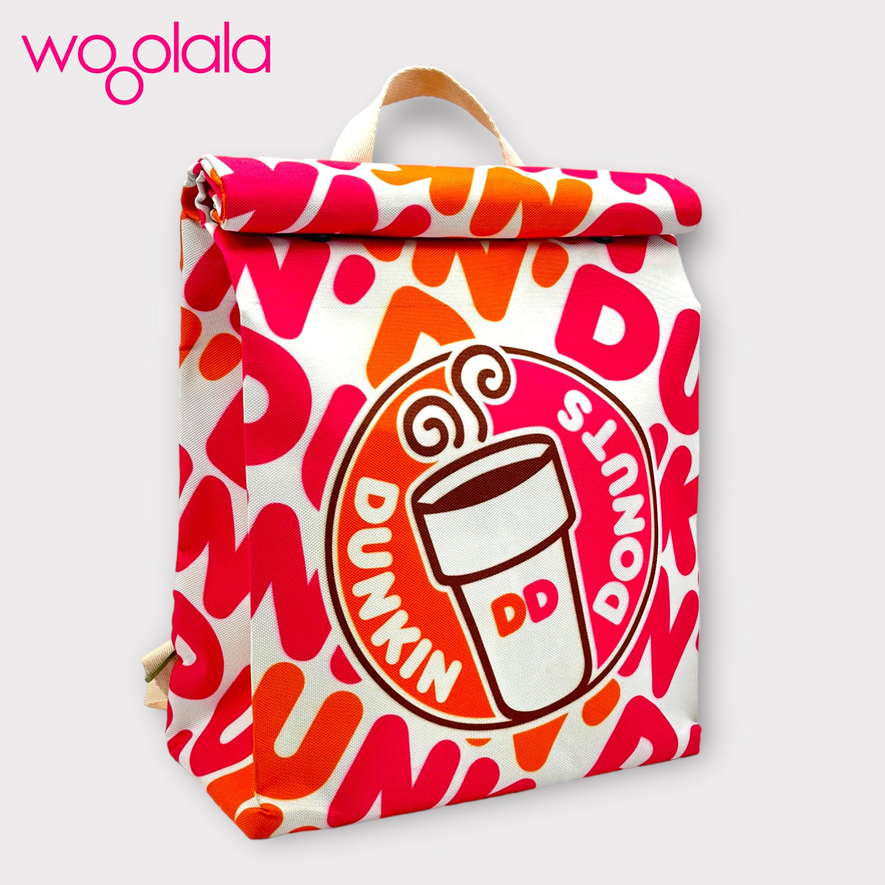 Quirky Dunkin Donuts Backpack and Sling Crossbody Bag for Man , Woman ...