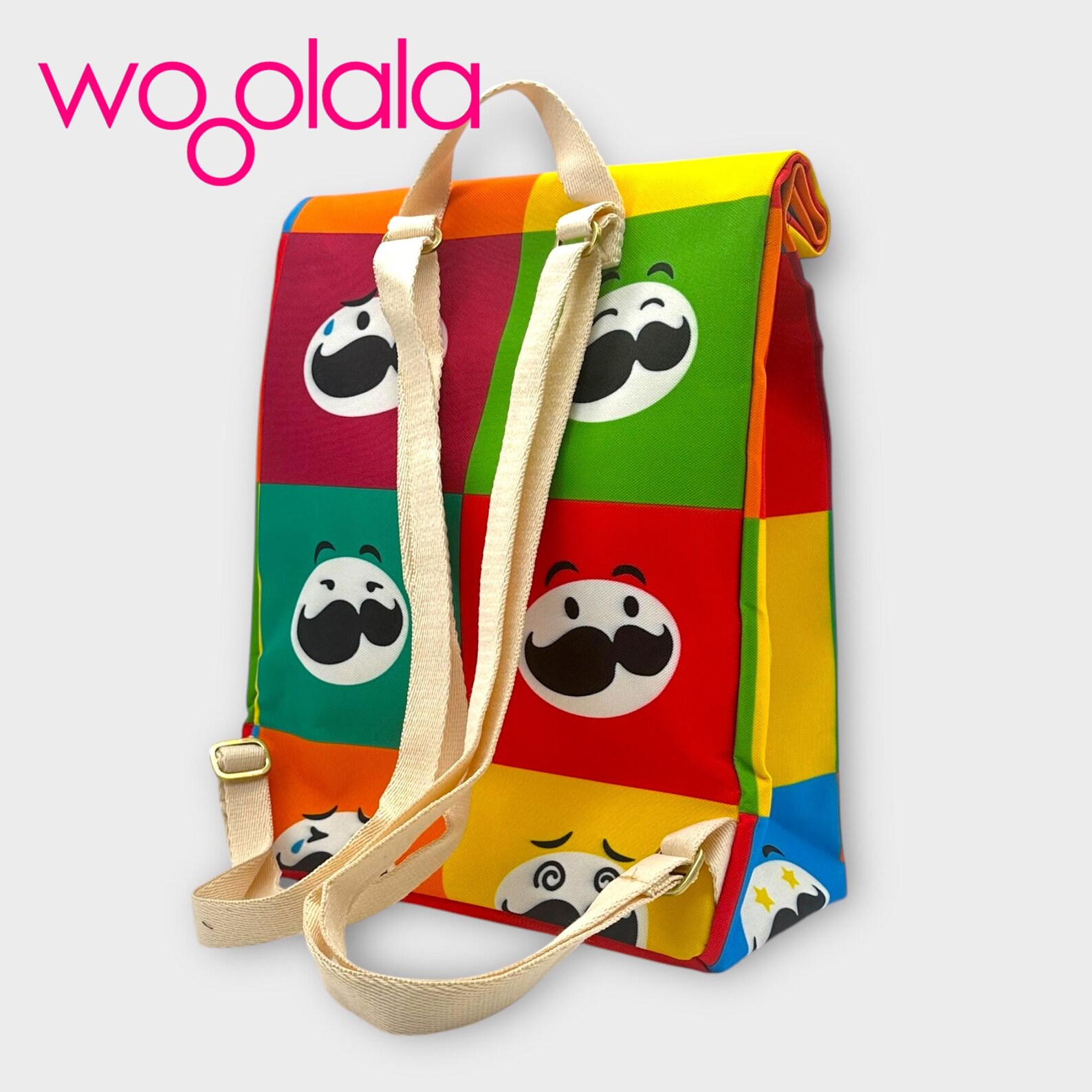 Quirky Pringles Potato Chips Snack Backpack and Sling Crossbody Bag for ...