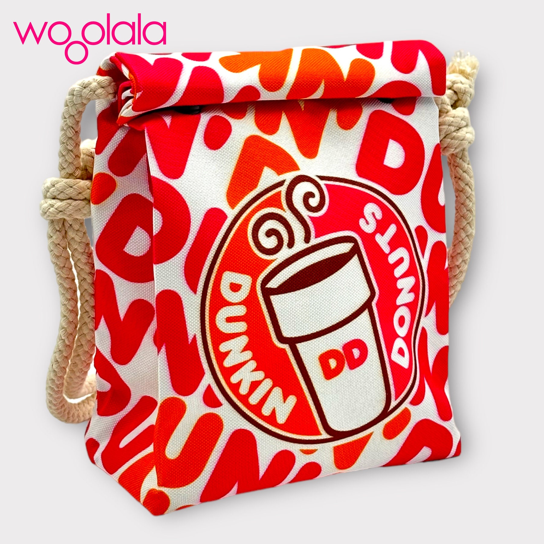 Quirky Dunkin Donuts Backpack and Sling Crossbody Bag for Man , Woman ...