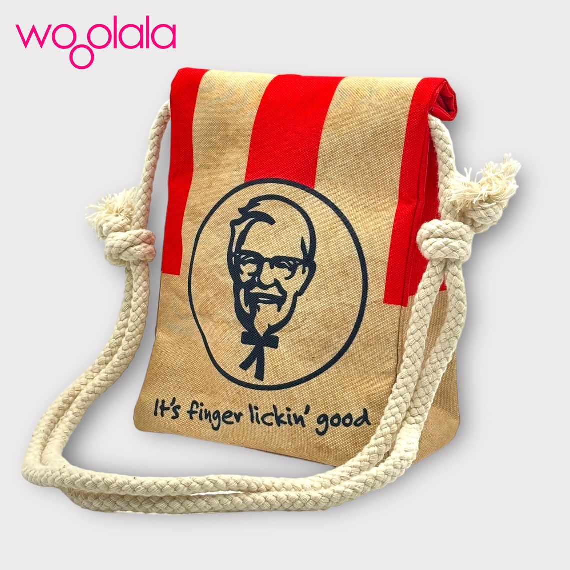Quirky KFC Colonel Sanders FASTFOOD Chicken Backpack and Sling ...