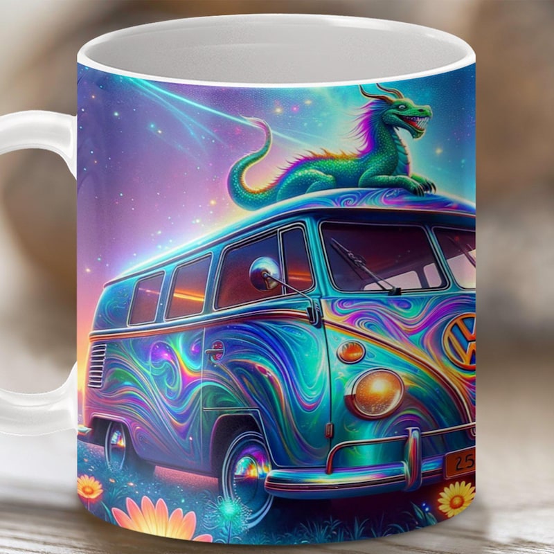 Vw bulli zeichenvorlage - Etsy.de