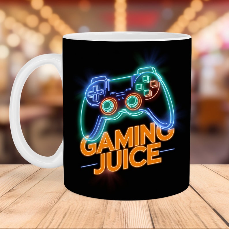 Gaming Juice Mug, Gamer Gift, Video Game Coffee Cup, Gaming Controller ...