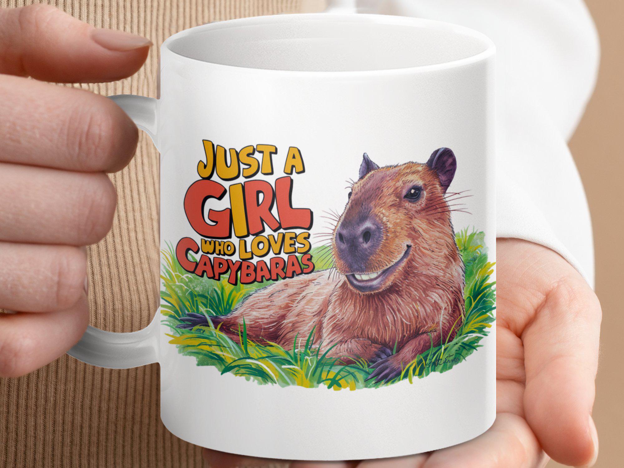 Capybara Mug Wrap, Sublimation Designs, 11oz & 15oz Mug, Capybara Mug ...