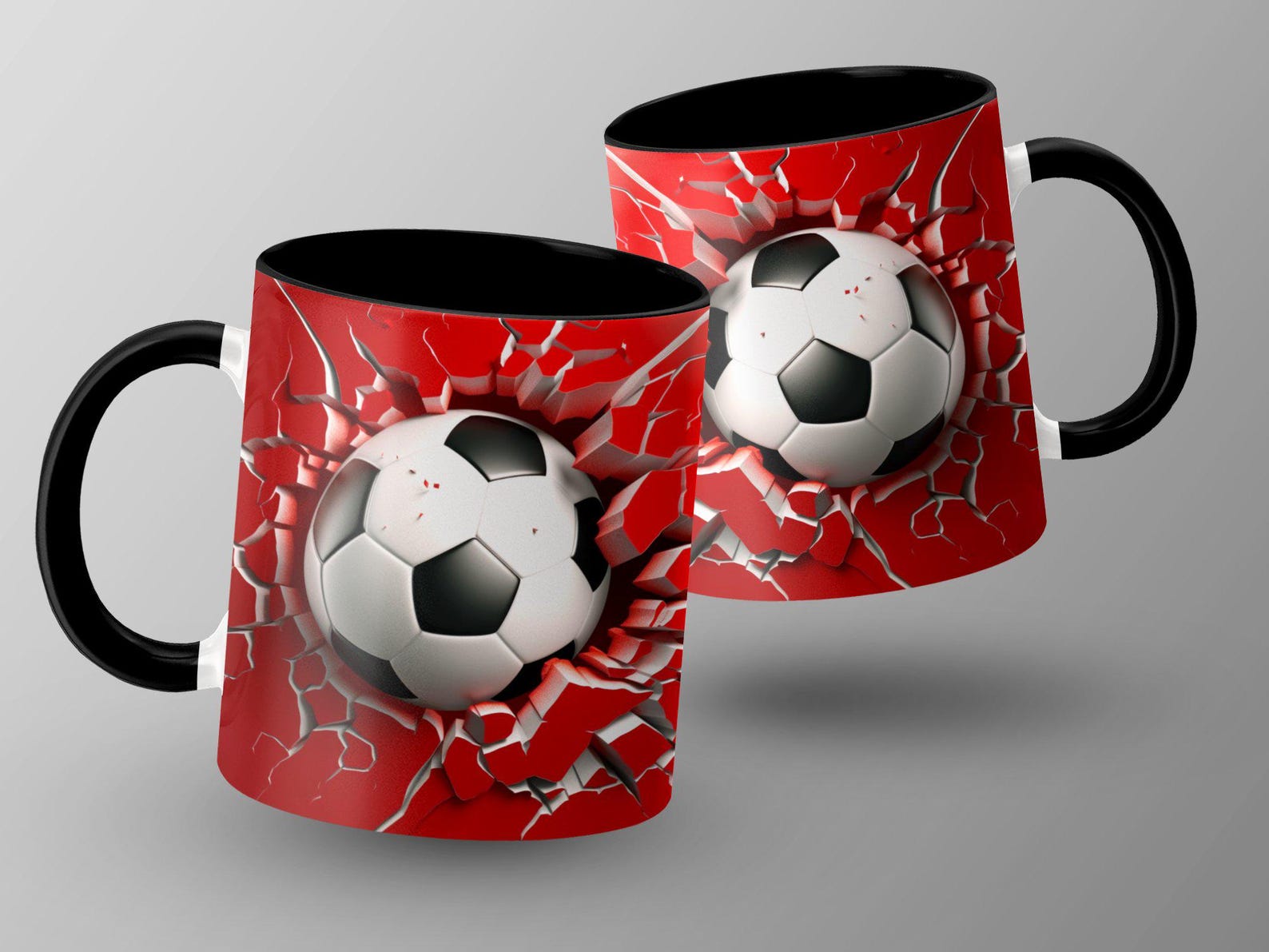 3D Soccer Ball Mug Wrap Sublimation Design (digital Download) - Etsy