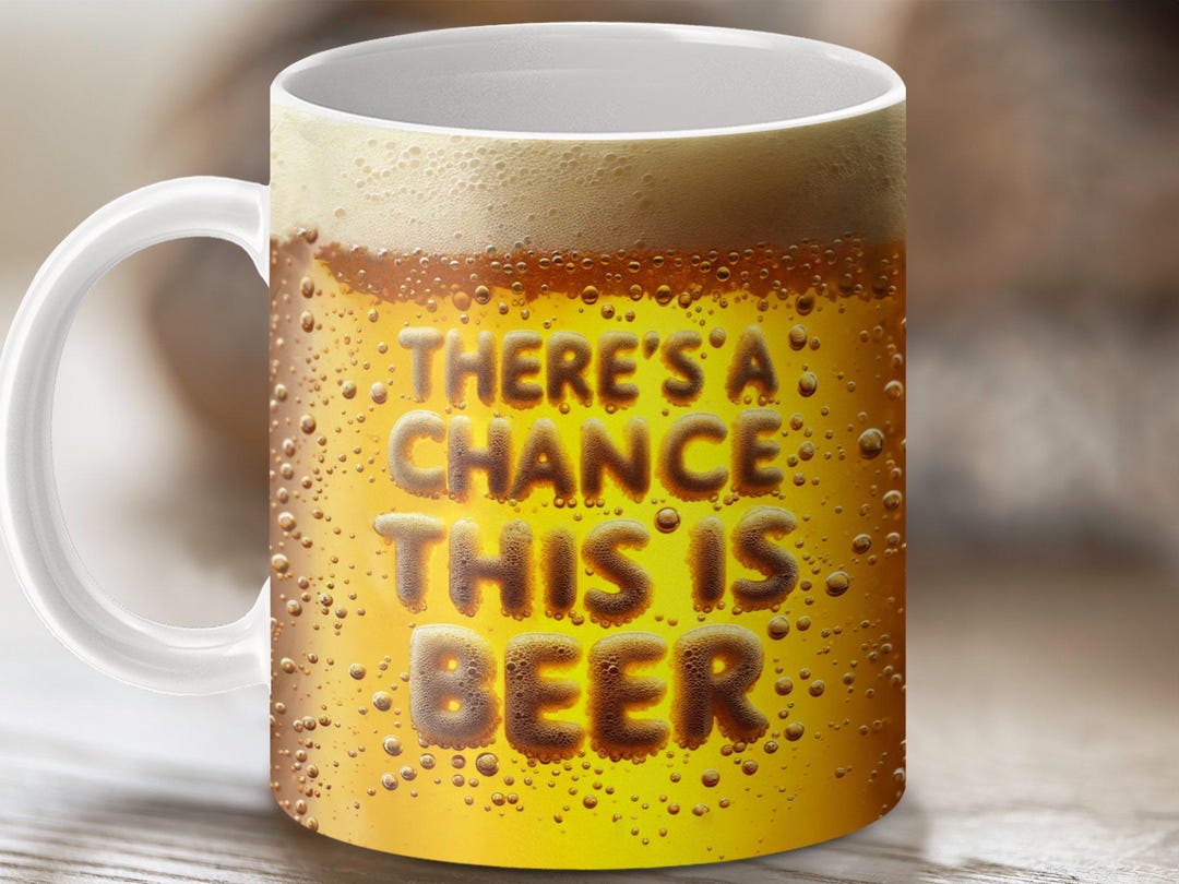 Funny Beer 11 Oz Mug Wrap Sublimation Designs, 11oz Mug, Beer Mug ...
