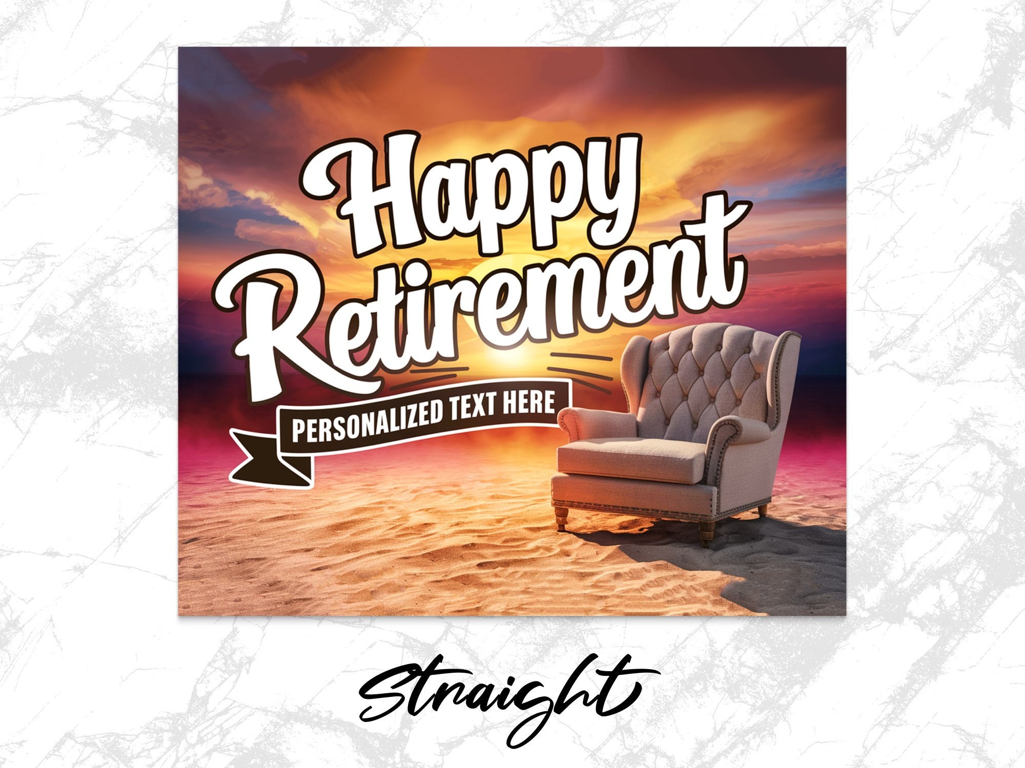Happy Retirement 20 Oz Skinny Tumbler Wrap PNG, Sublimation Designs ...