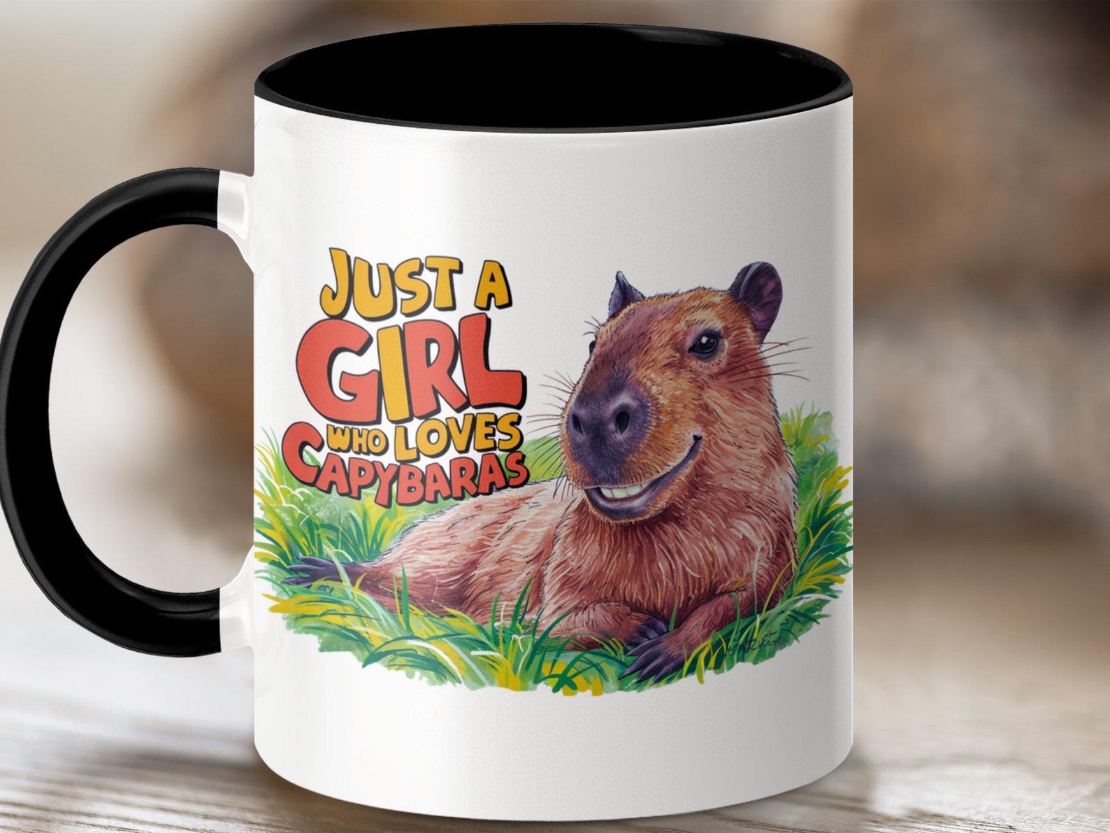 Capybara Mug Wrap, Sublimation Designs, 11oz & 15oz Mug, Capybara Mug ...