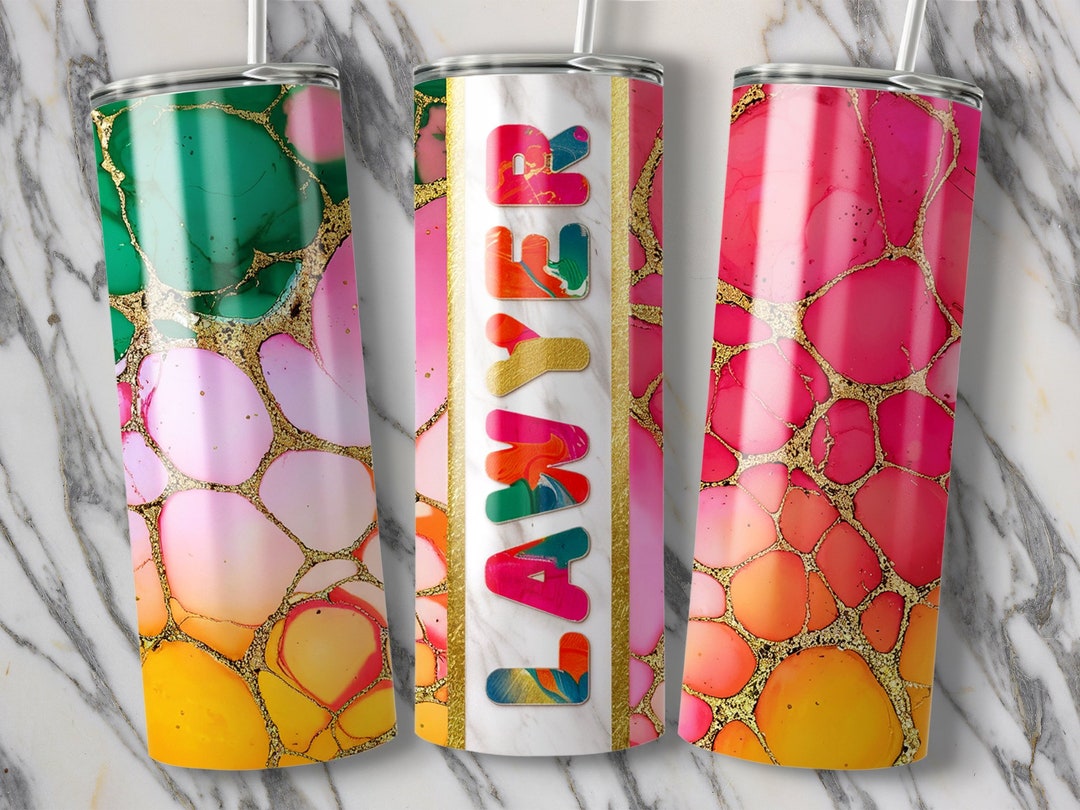 Lawyer 20oz Tumbler Wrap, Sublimation Designs, Graduation Gift, Alcohol ...