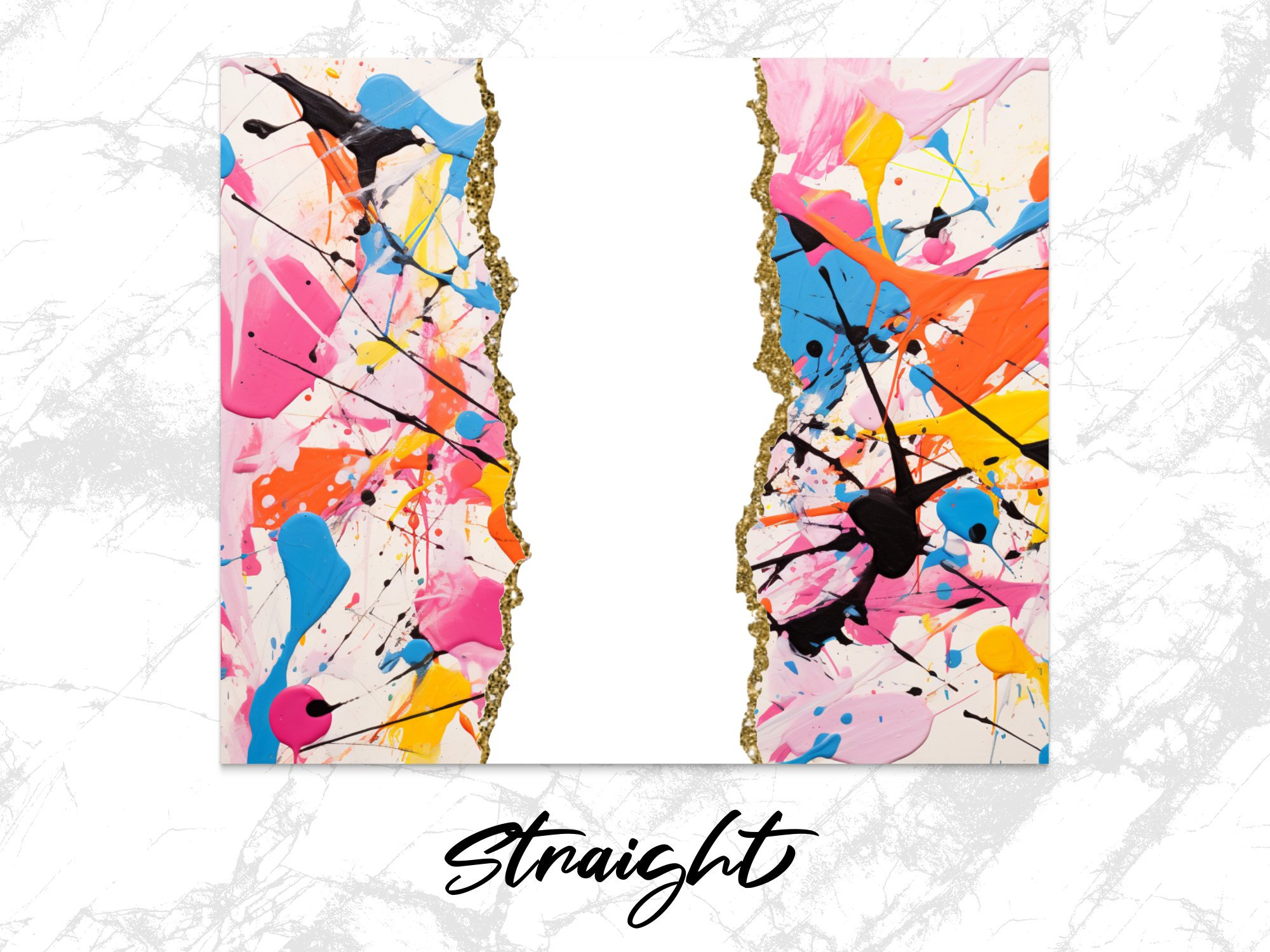 Jackson Pollock Add Your Own Text Tumbler 20oz Skinny Tumbler ...