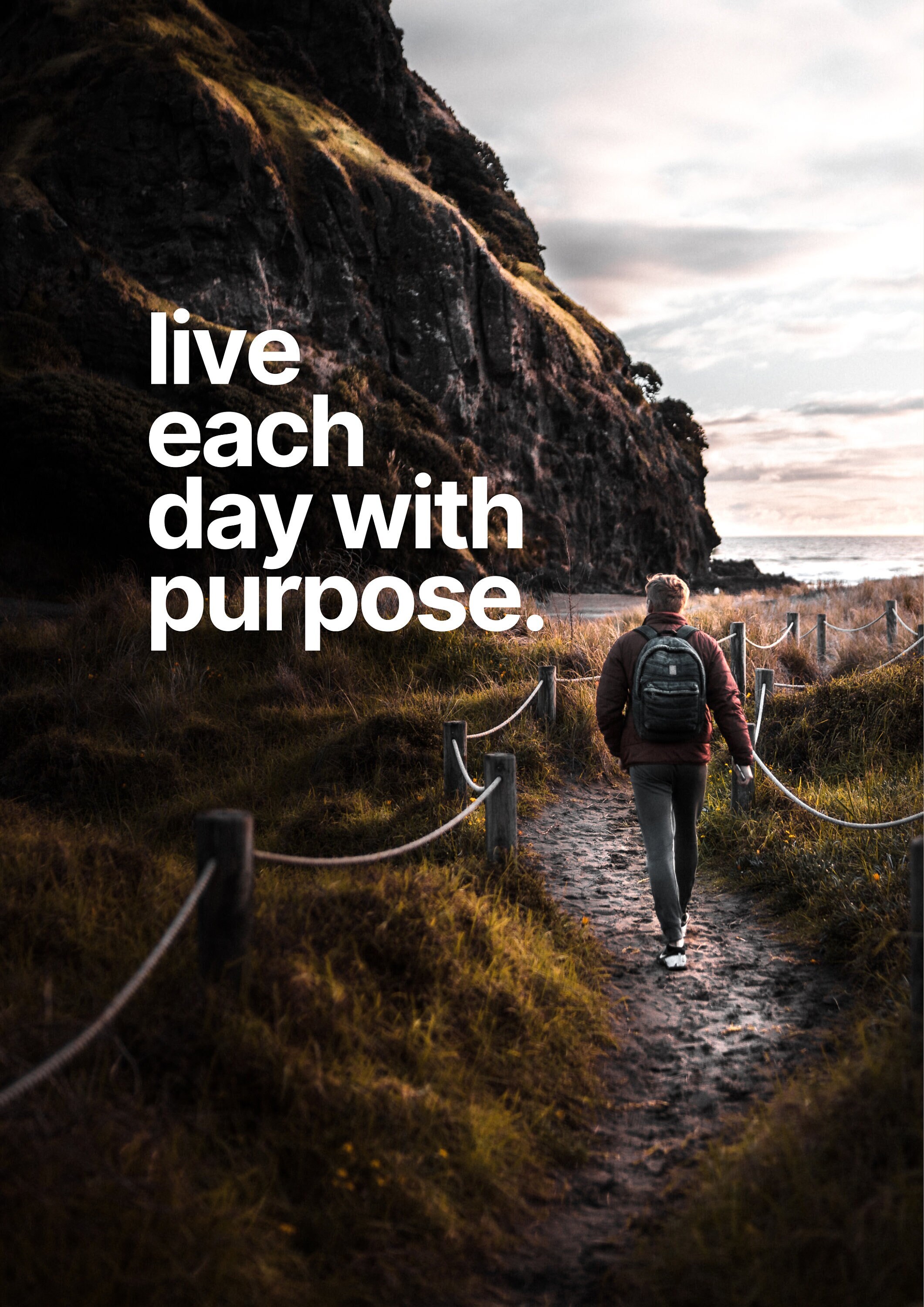 Live Each Day With Purpose POSTER - Etsy