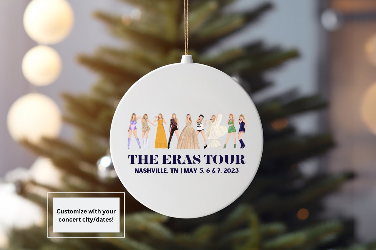 Eras Tour Christmas Ornament, Taylor Fan Christmas Gift, Eras Ornament ...