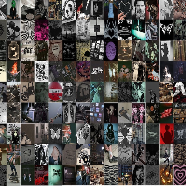 Grunge Collage Kit - Etsy