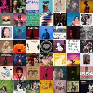 300 Pcs Album Cover Collage Kit, Album Cover Posters, Music Album ...