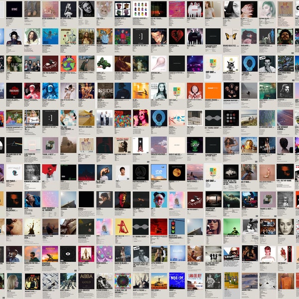 Small Album Art Poster - Etsy