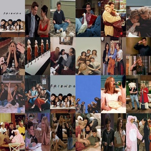 50 PCS | Friends Vintage Wall Collage Kit | Friends TV Show Wall Room ...