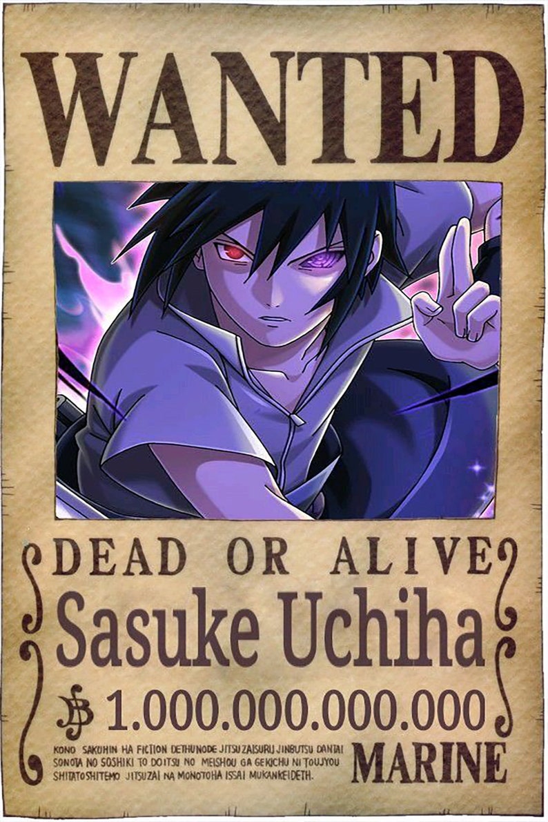 Anime Wanted Poster Kit suitable for Boy Room and Dormitory Decor Girl ...