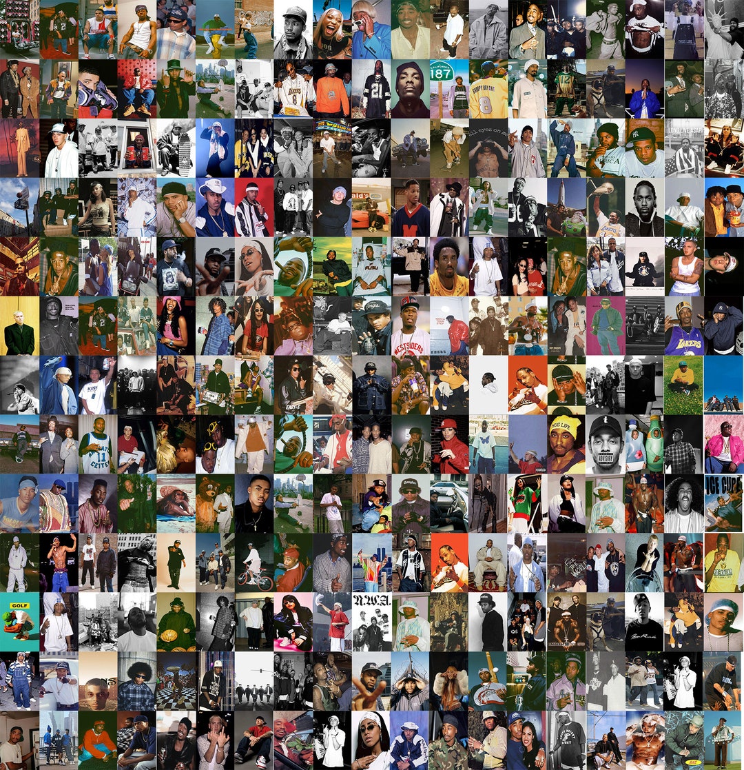 270PCS Hip-hop / Rap Poster, Music Album Prints, Retro Band Art Decor ...
