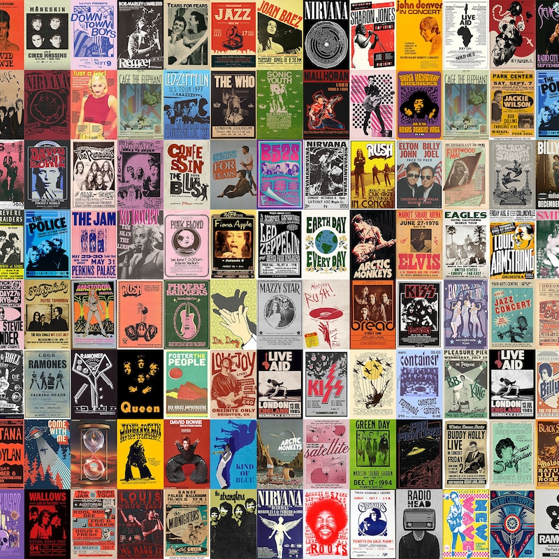 Concert Posters - Etsy