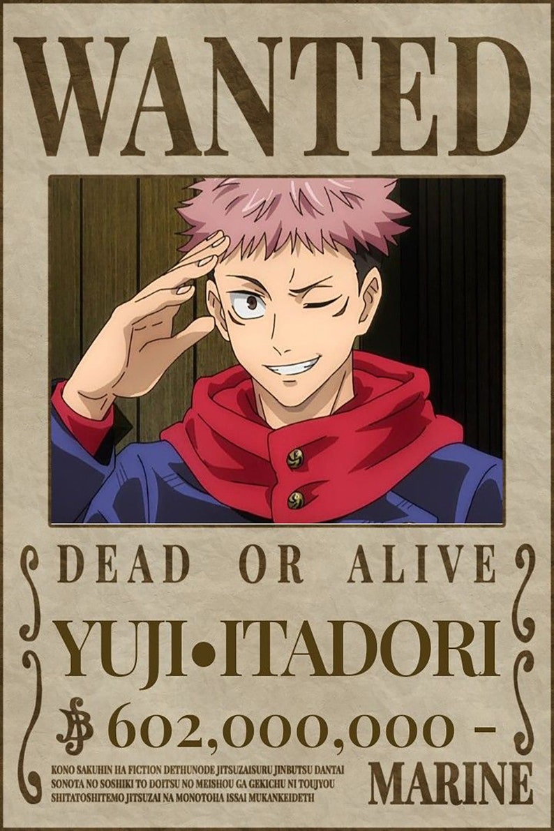 Anime Wanted Poster Kit suitable for Boy Room and Dormitory Decor Girl ...