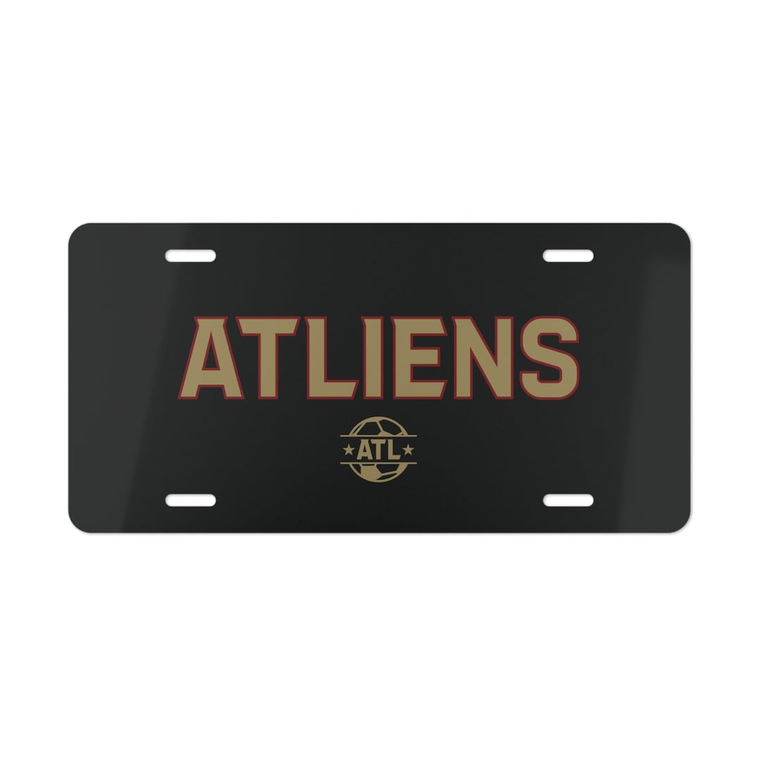 Atliens License Plate | Fan of Atlanta Futbol Soccer | Atlanta United ...