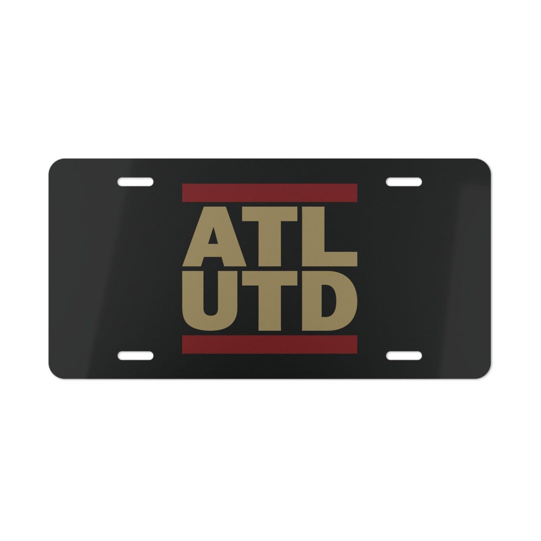 ATL UTD License Plate | Fan of Atlanta Futbol Soccer Auto Plate ...