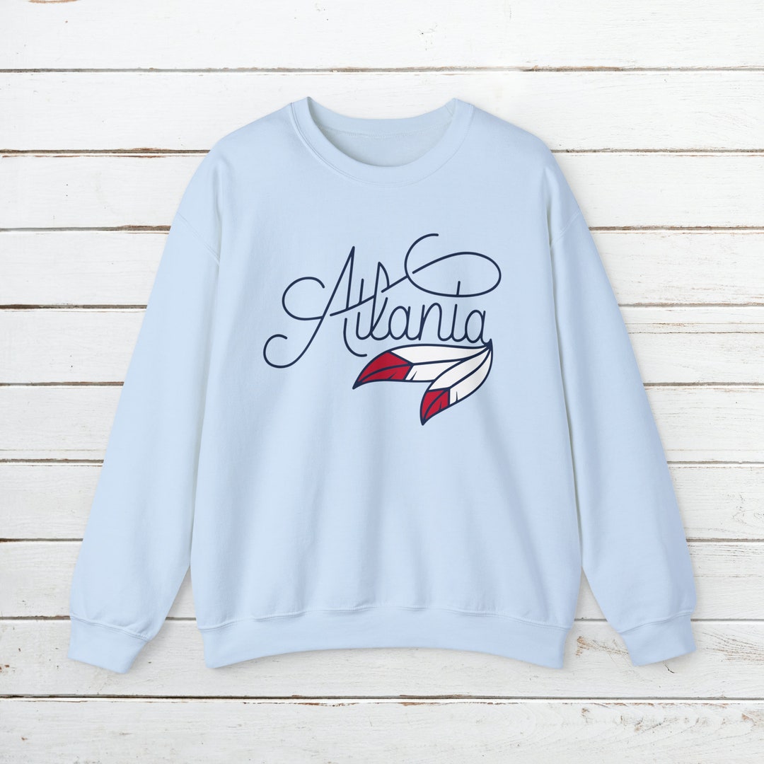 Atlanta Feathers Sweatshirt | Fan of Atlanta Baseball Sweatshirt ...