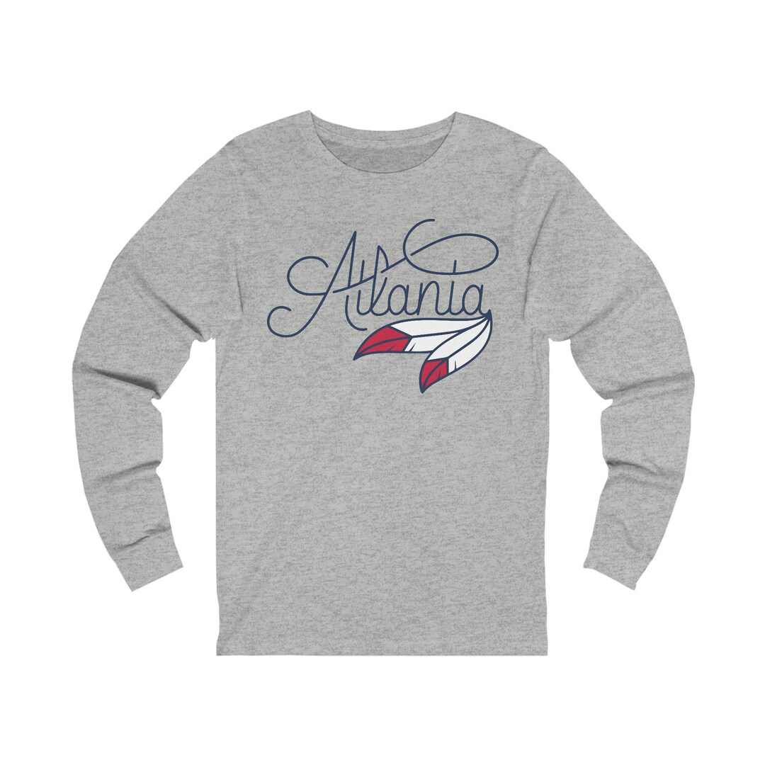 Atlanta Feathers Long Sleeve Tee | Fan of Atlanta Baseball Shirt ...