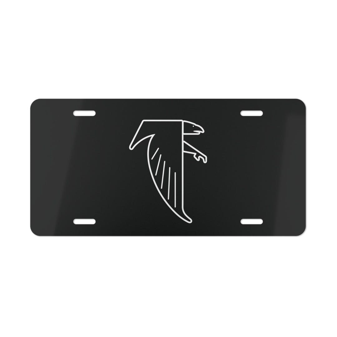 Retro 1966 License Plate | Fan of Atlanta Football License Plate ...