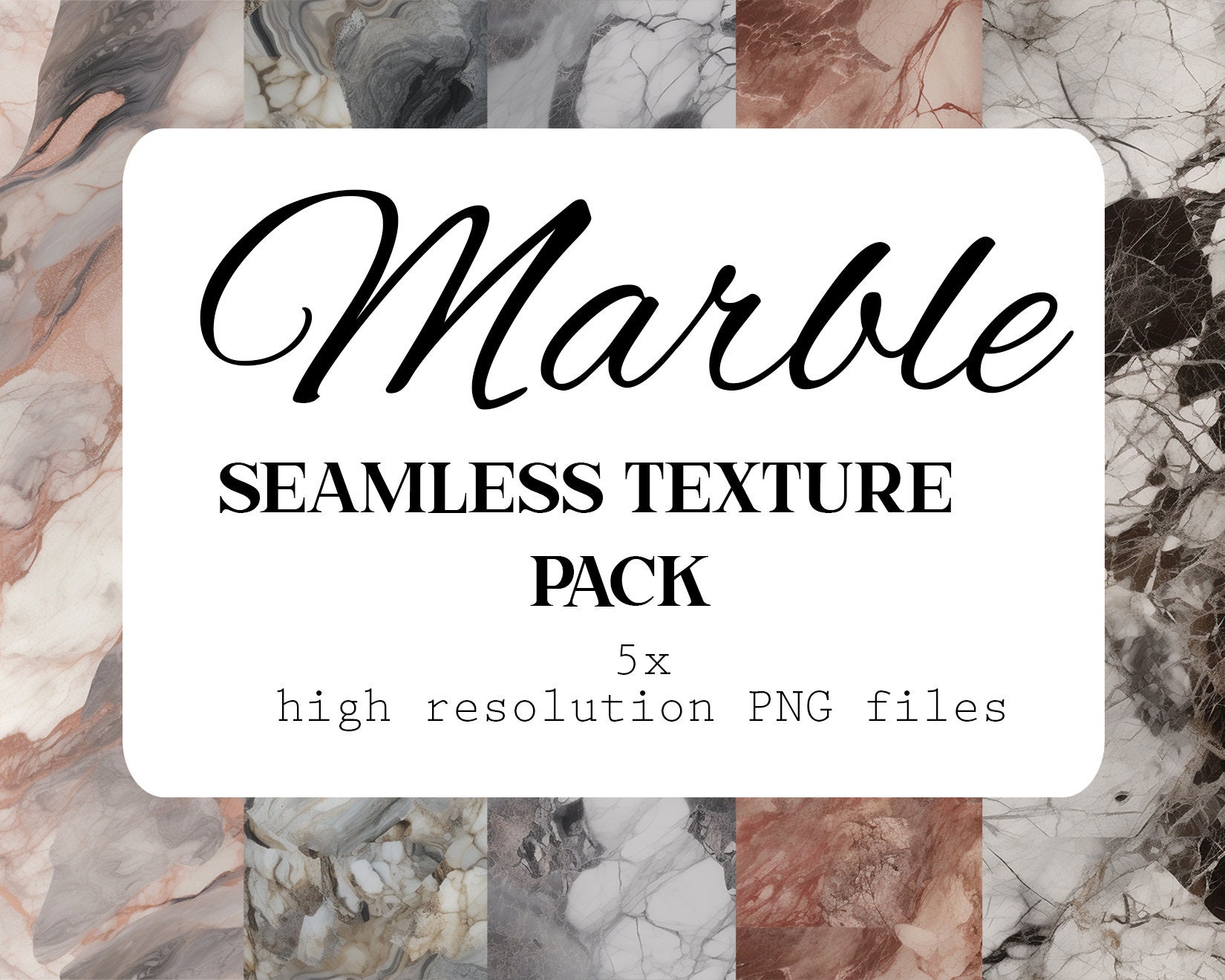 Seamless Marble Texture Pack High-quality Digital Marble - Etsy