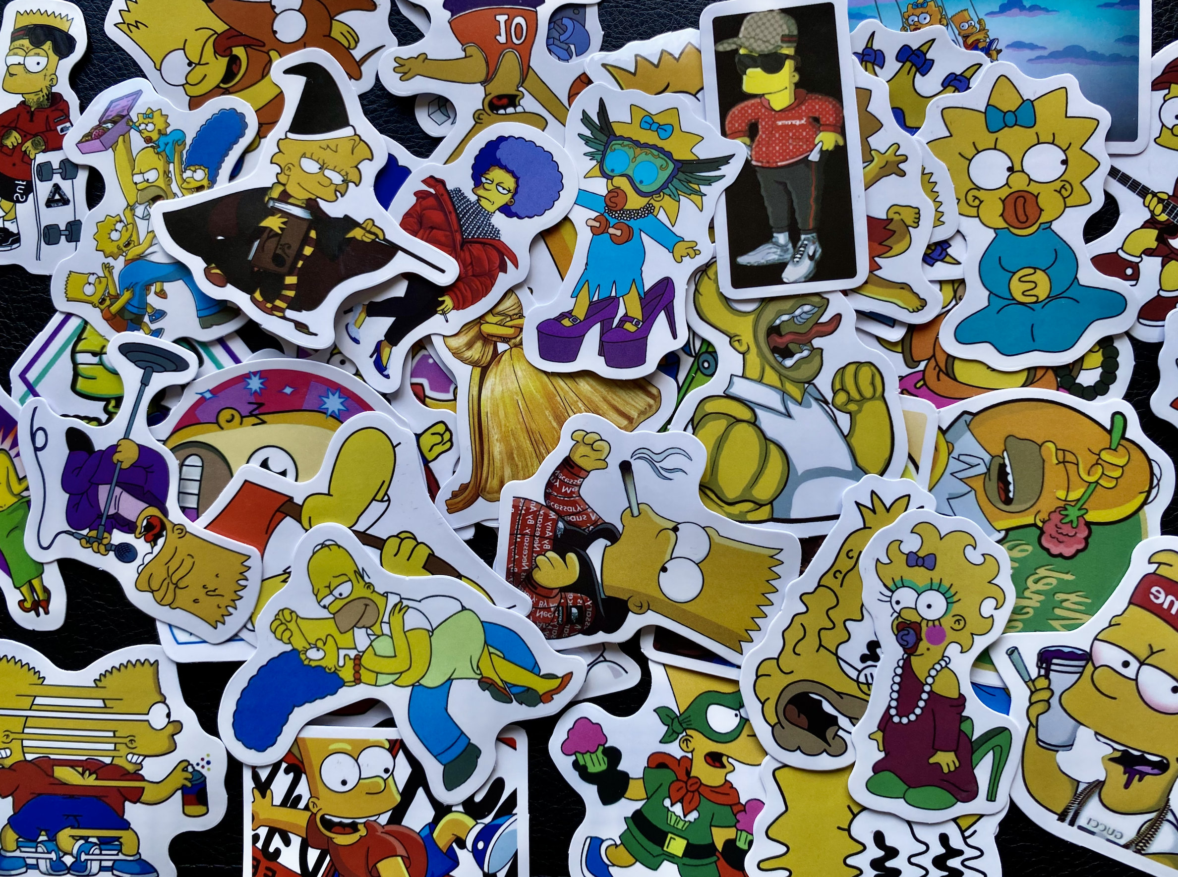 Pack of 40 or 20 Simpsons Sticker Pack High Quality, Funny Meme ...