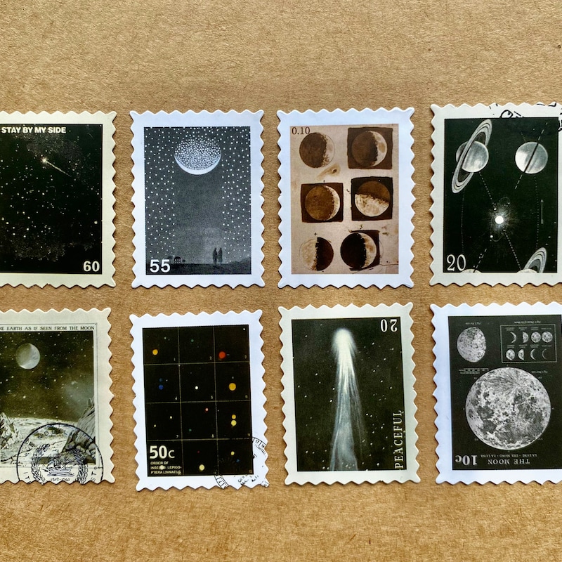 Retro Space Sticker Pack - Etsy UK