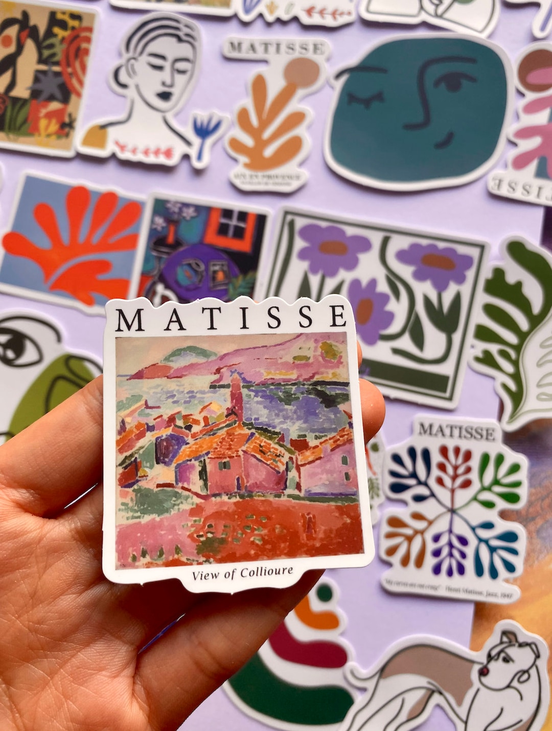 Matisse Artwork Sticker Sets, Waterproof, DIY Graffiti Decals - Etsy UK