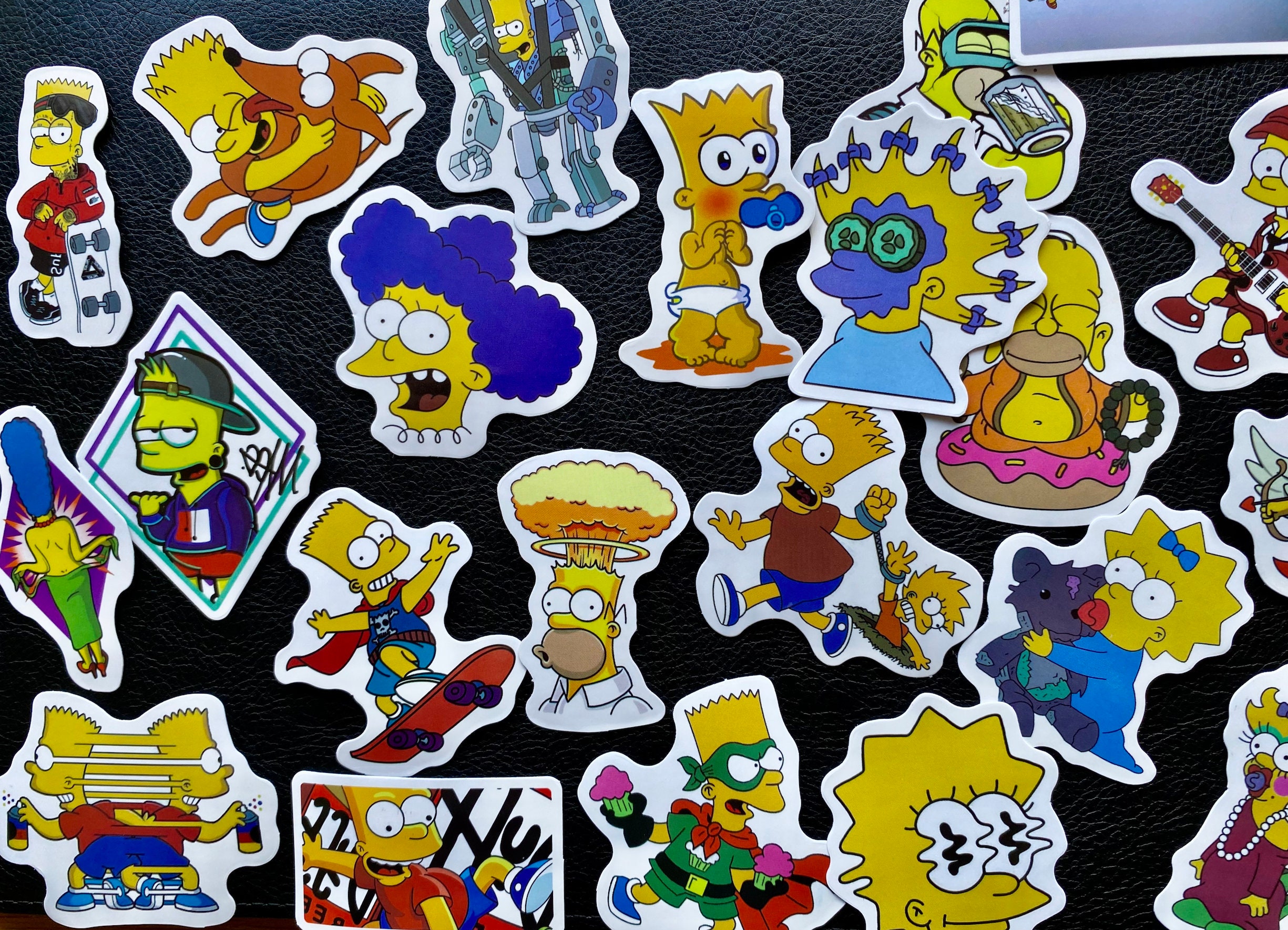 Pack of 40 or 20 Simpsons Sticker Pack High Quality, Funny Meme ...
