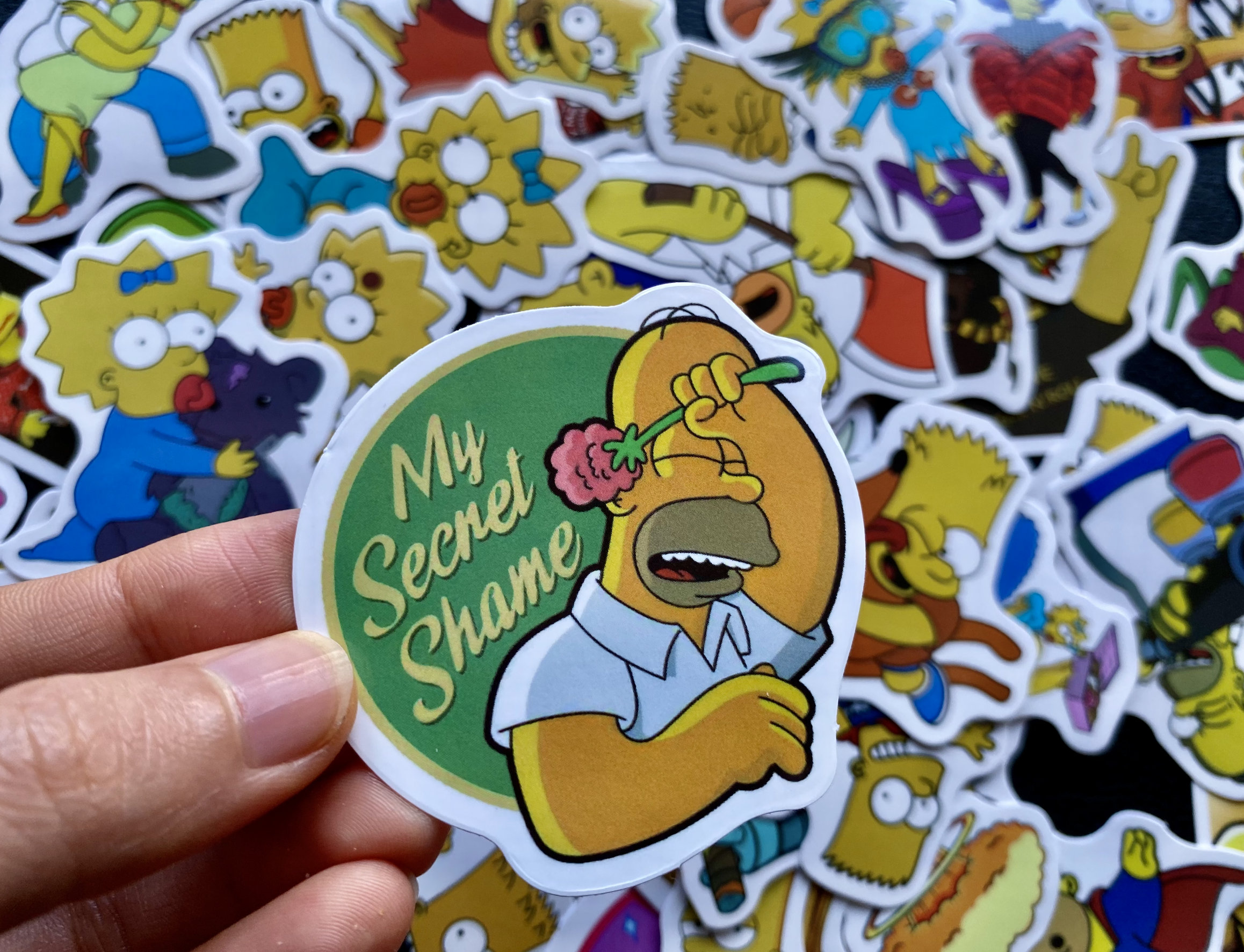 Pack of 40 or 20 Simpsons Sticker Pack High Quality, Funny Meme ...