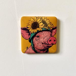 Whimsical Animal Magnet Set – Handmade Artisan Fridge Magnets - Etsy