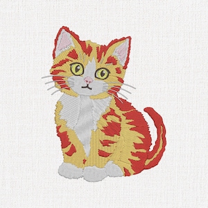 Kitten - Machine Embroidery Files - Etsy