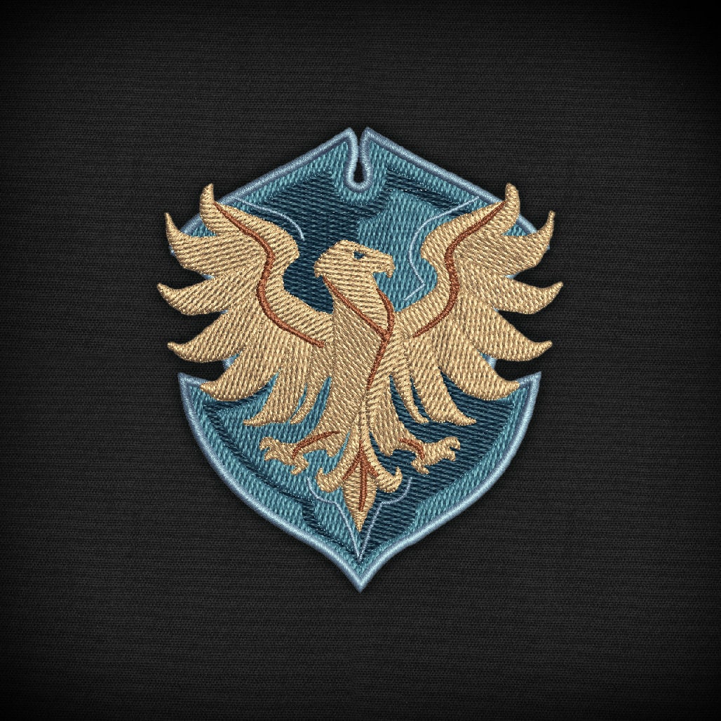 Wizard School Legacy Ravensmart Eagle Patch - Machine Embroidery File ...