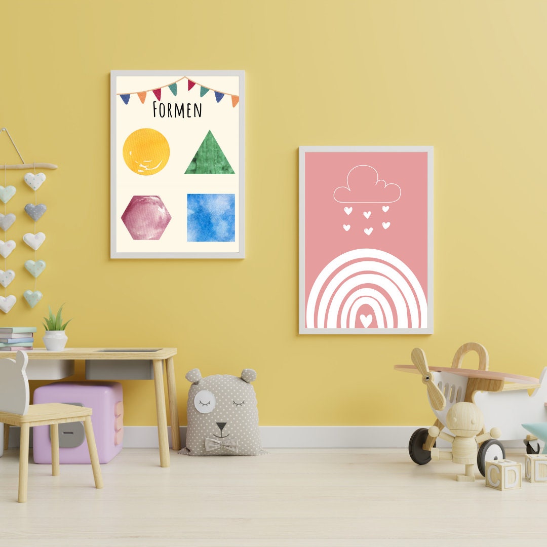 Shapes Poster, Shapes, Murals Geometric Shapes, Learn Shapes, Shapes ...